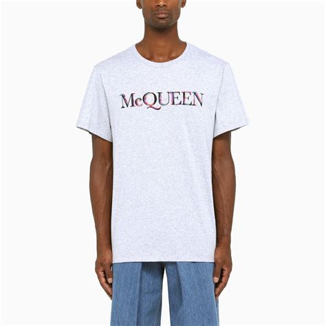 Alexander Mcqueen Alexander Mc Queen Light T Shirt With Multicoloured