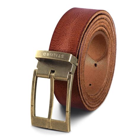 Cinto De Couro Vintage Homens Senhoras Stilord
