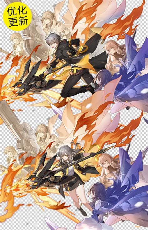 崩坏：星穹铁道立绘素材png二次元游戏人物原画设定美术绘画参考 淘宝网 花瓣网