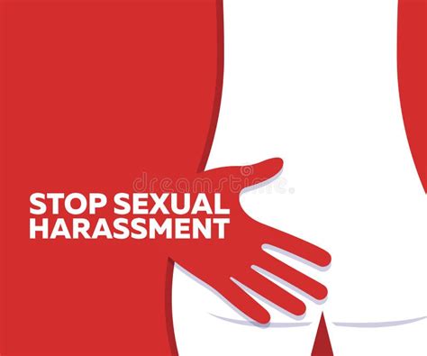 Sexual Harassment Banner Gender Equality Label And Logo Logo Vector