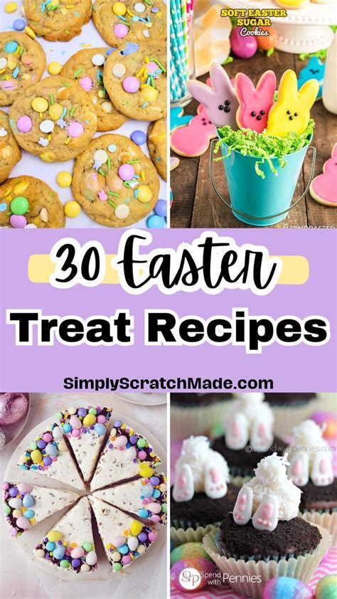 30 Easter Treat Recipes Easter Desserts Recipes Easter Sugar Cookies