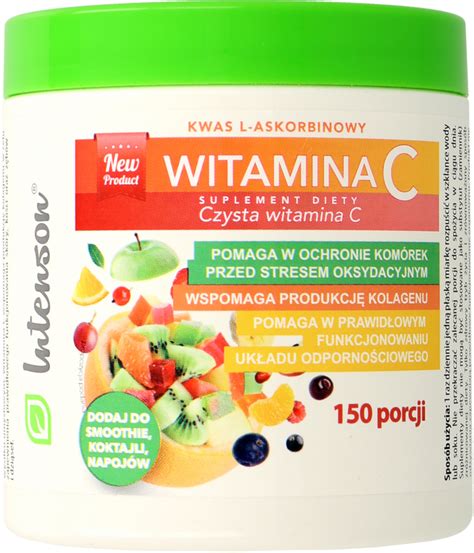 Intenson Proszek Witamina C Czysta Suplement Diety 150 G