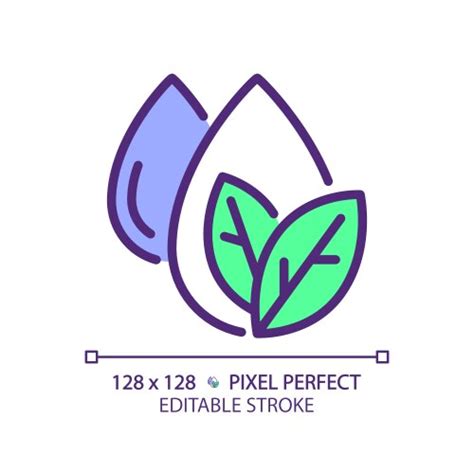Water Quality Rgb Color Icon Royalty Free Vector Image
