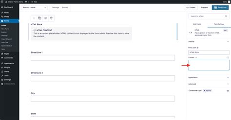 gravity forms address verification integration documentation addresszen