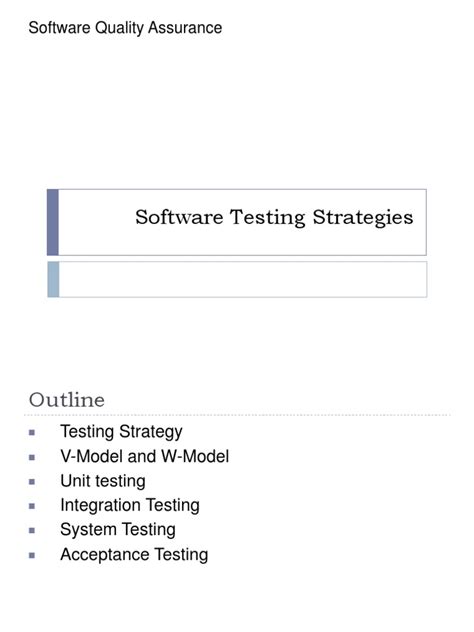 software testing strategies pdf software testing top down and
