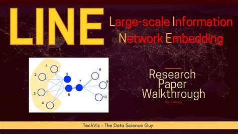 Line Large Scale Information Network Embedding Machine Learning With Graphs Youtube
