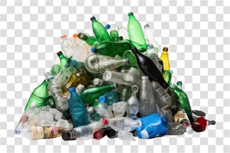 Premium Psd Png Recycling Garbage Plastic Bottle