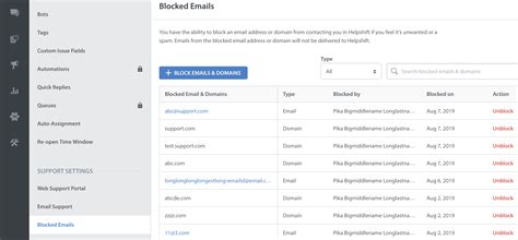 How Do I Block Email Domains Helpshift Knowledge Base Helpshift Knowledge Base