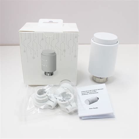 Smart Radiator Thermostat Zigbee Thermostat For Apartment Heating With Gateway