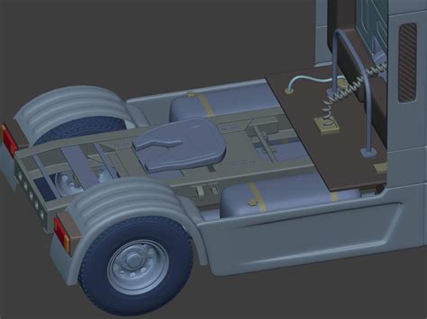 Generic Semi Trailer Fuel Truck With Modern Design 3d Model By Ocstard