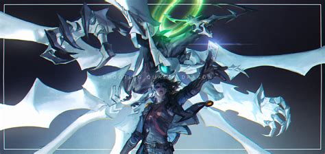 Momentcorefly Fudo Yusei Shooting Quasar Dragon Yu Gi Oh Yu Gi Oh D S Bad Link Highres