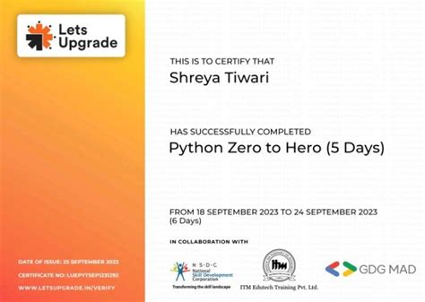 Shreya Tiwari On Linkedin Hey Everyone I Am Excited To Share That I