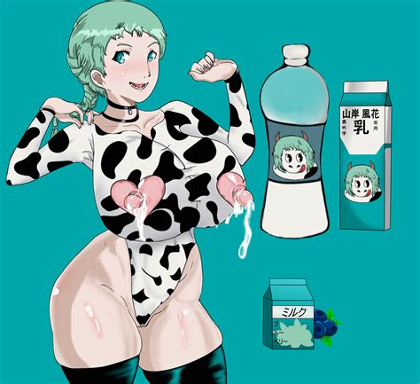 Rule 34 Atlus Big Breasts Blush Breasts Cow Girl Cow Print Female