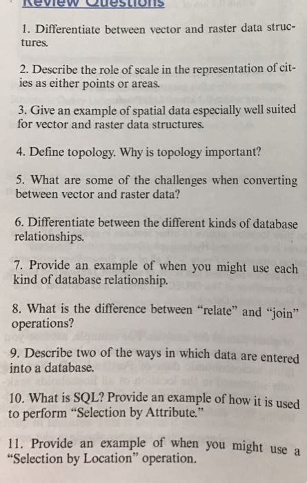 Solved Differentiate Between Vector And Raster Data