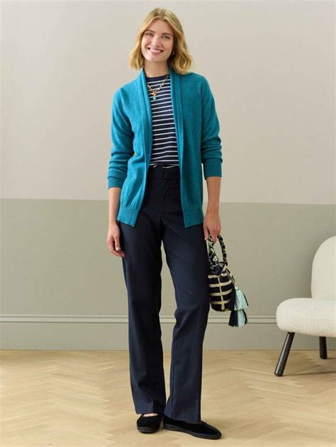 Brora Gauzy Shawl Neck Pure Cashmere Cardigan