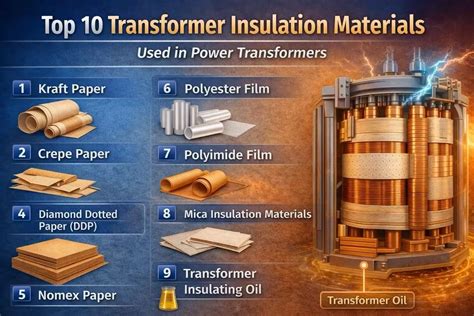 Top 10 Transformer Insulation Materials Used In Power Transformers
