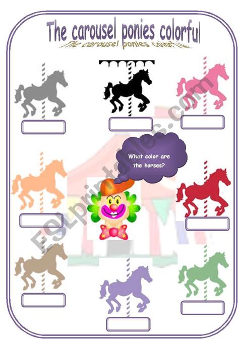 The Carousel Esl Worksheet By Marinaru