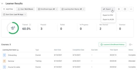 Exporting Reports To Csv And Xlsx