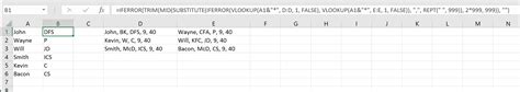 excel lookup range to find name return specific text if cell