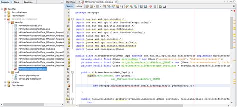 netbeans como solucionar este error en consumo de web service php