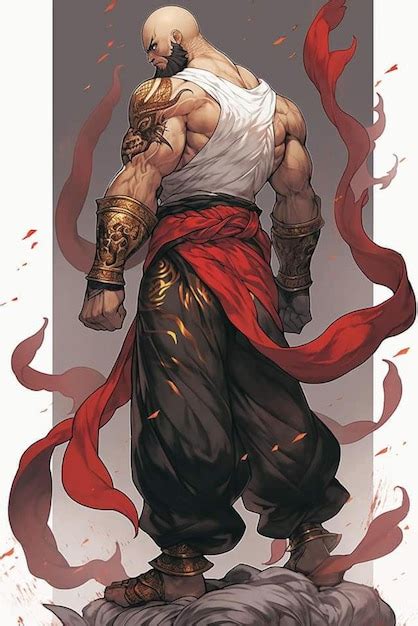Premium Ai Image A Photo Of The Warrior Monk