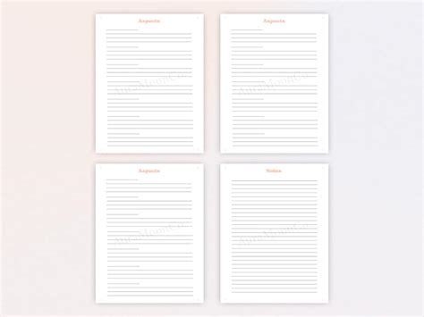 Printable Blank Birth Chart Template W Reflection Pages Astrology