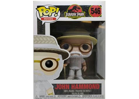 Funko Pop Movies Jurassic Park 25th Anniversary John Hammond Figure 546
