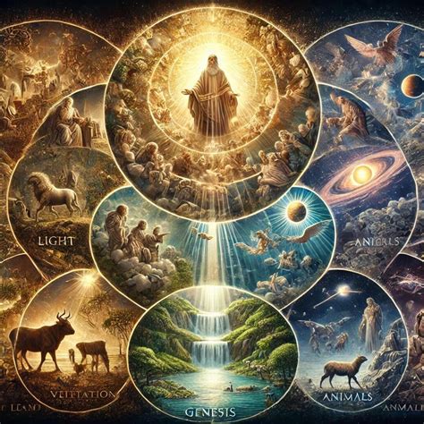The Creation Story In Genesis Ai Generated Biblical Art Christian
