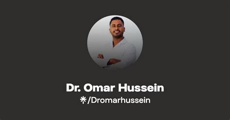 Dr Omar Hussein Instagram Facebook Tiktok Linktree