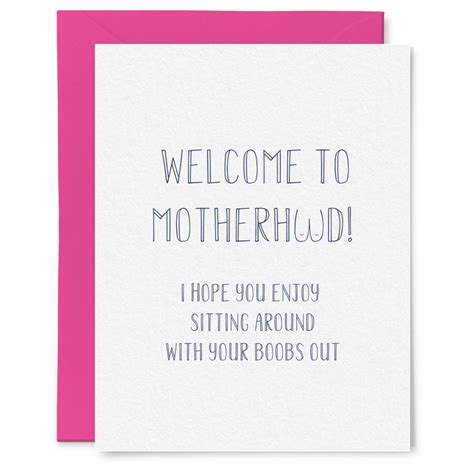 Welcome To Motherhood Card Tiny Hooray Outer Layer