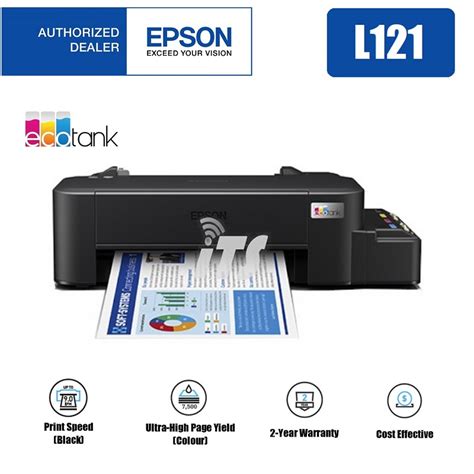 Epson Ecotank L121 Ink Tank Printer Shopee Malaysia