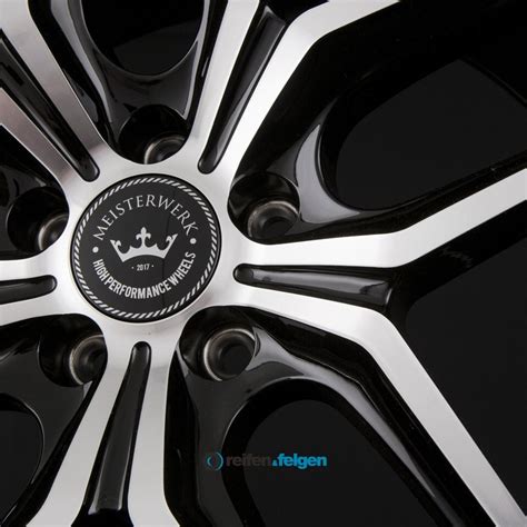 Meisterwerk Wheels Mw02 8 5×20 Et32 5×112 In Schwarz