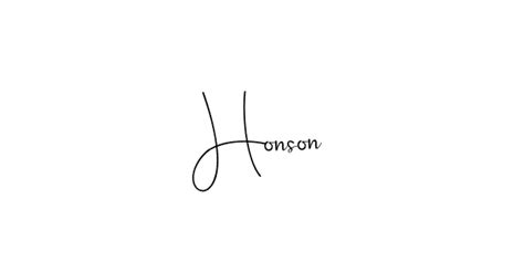 93 Honson Name Signature Style Ideas Creative Esignature