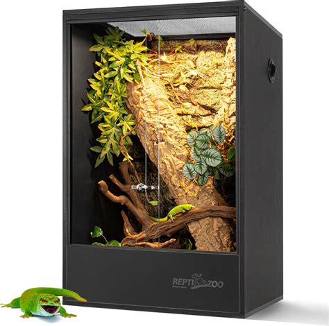 Reptizoo 3067100 Gallon Pvc Reptile Tank For Chameleon Frog Gecko