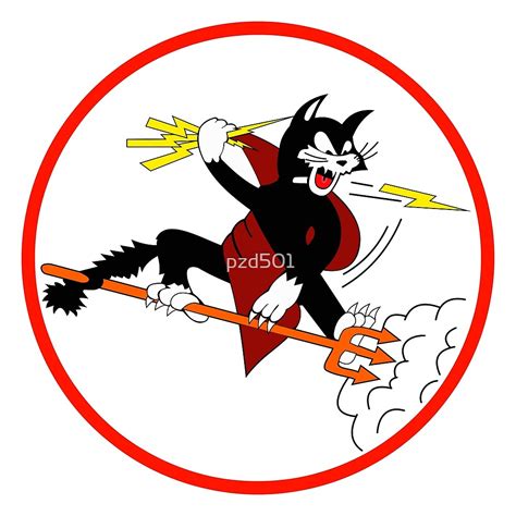 Usn Vf 191 Fighter Squadron Satans Kittens Clean Style By Pzd501