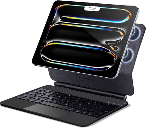 Magic Keyboard For Ipad Pro 13 Inch M4 2024 Magnetic Keyboard Case