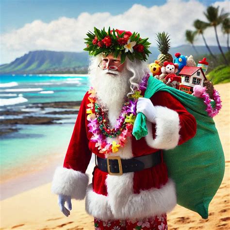Hawaiian Santa By Leppardra On Deviantart