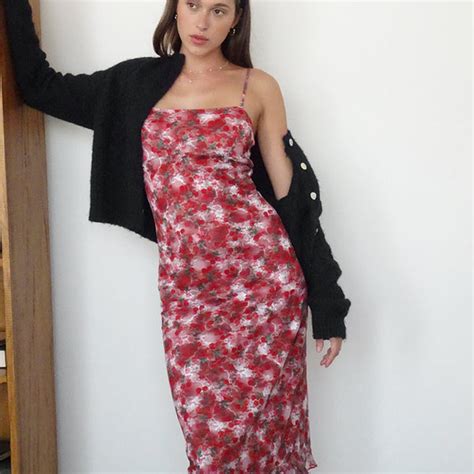 Printed Lace Cherry Midi Dress Nawari Motelrocks Com Us