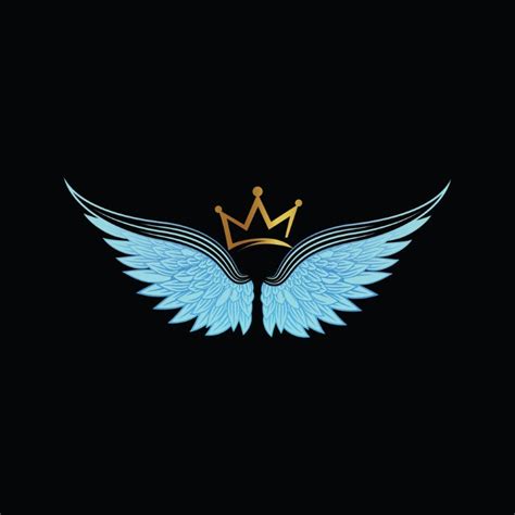 Angel Wings With Crown Png Golden Crown Vector Freepng