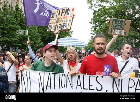 Paris France 13th May 2023 Demonstration Of Trans And Intersex People And Those Who Support