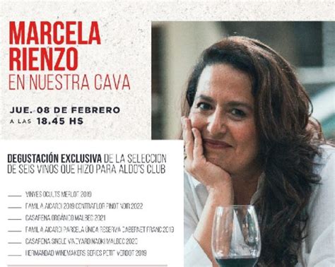 Marcela Rienzo En Aldos Degustación 3copas