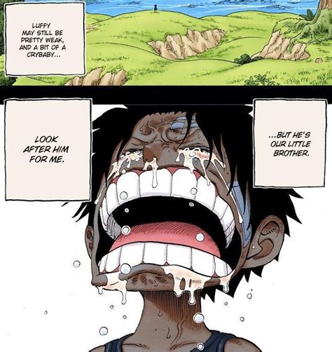 Ace And Luffy Sad
