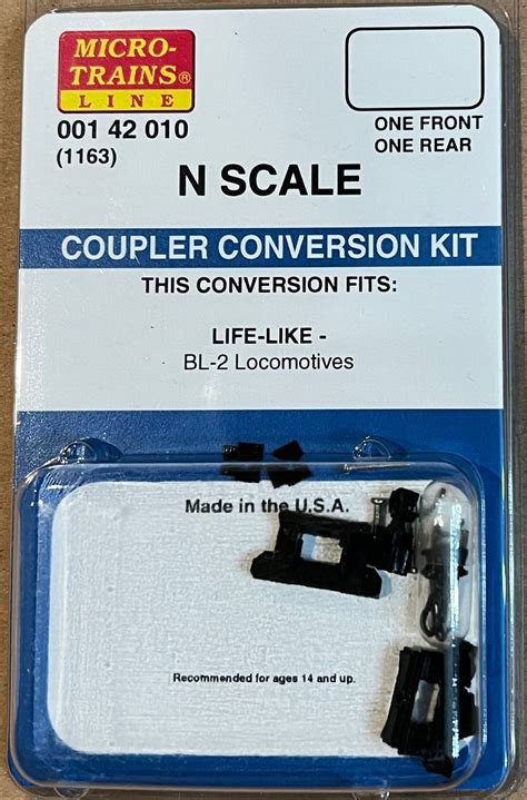 Micro Trains N Scale 001 42 010 1163 Pilot Locomotive Coupler Conver Aands Trains