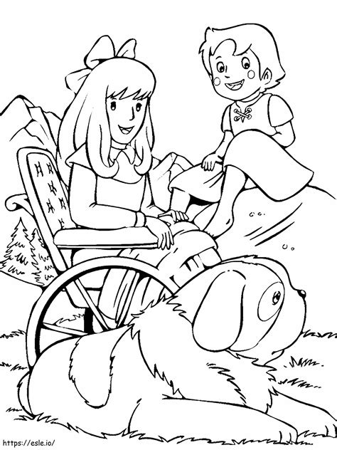 Heidi Coloring Pages 2025