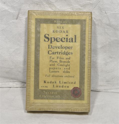 Kodak Special Developer Cartridges Science Museum Group Collection