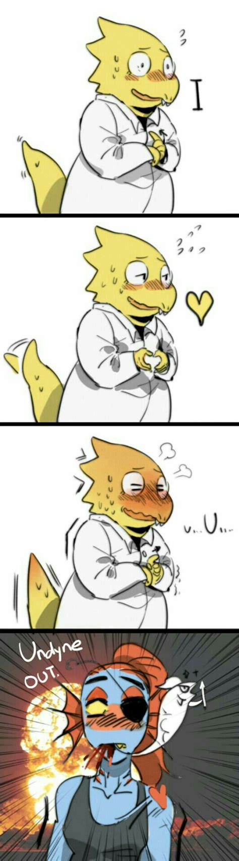 Alphys And Undyne Alphyne Fanart Sans And Alphys Undertale In A