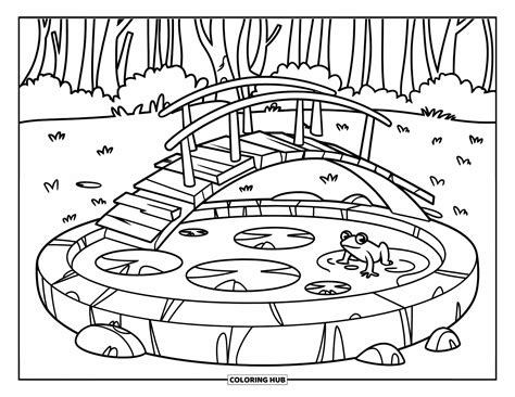 80 Desenhos De Lagoa Para Colorir Para Crianças E Adultos Grátis
