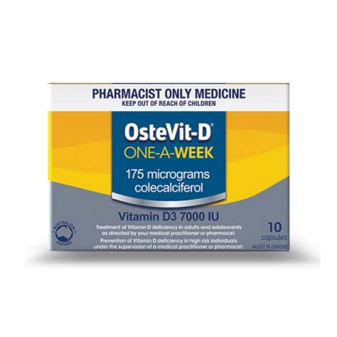 Ostevit D One A Week 10 Capsules Betahealth