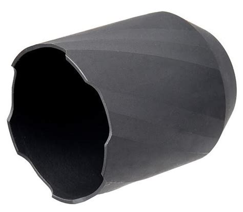 Atlas Custom Works Airsoft Compensator Blast Shield Black Airsoft