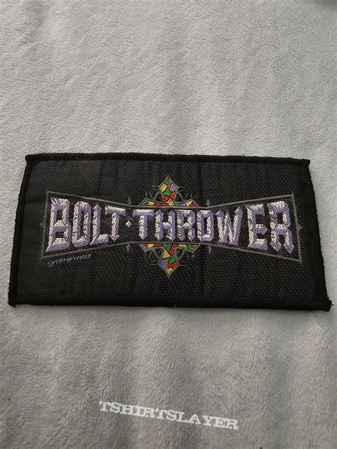Bolt Thrower Official Woven Logo Patch Tshirtslayer Tshirt And